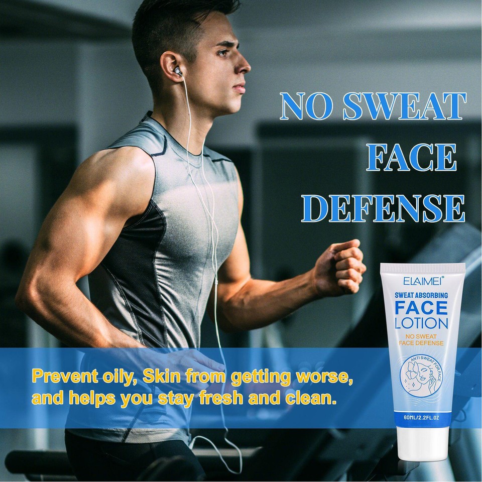 Sweat Absorbing Face Lotion Antiperspirant for Face Forehead Scalp 60ml ...