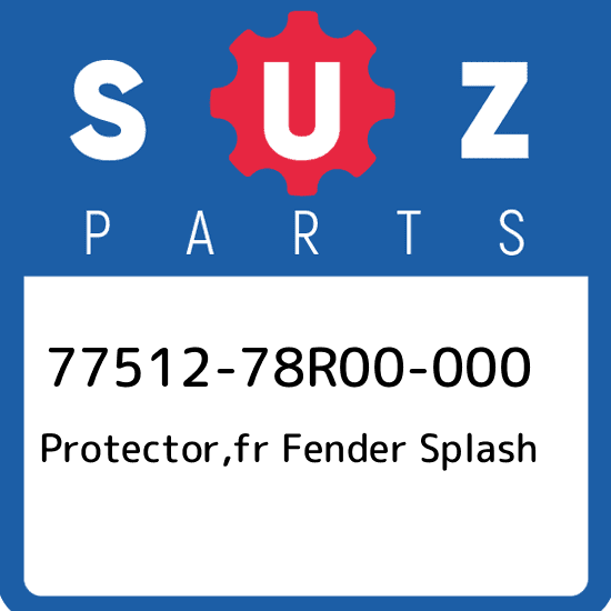 77512-78R00-000 Suzuki Protector,fr fender splash 7751278R00000, New ...
