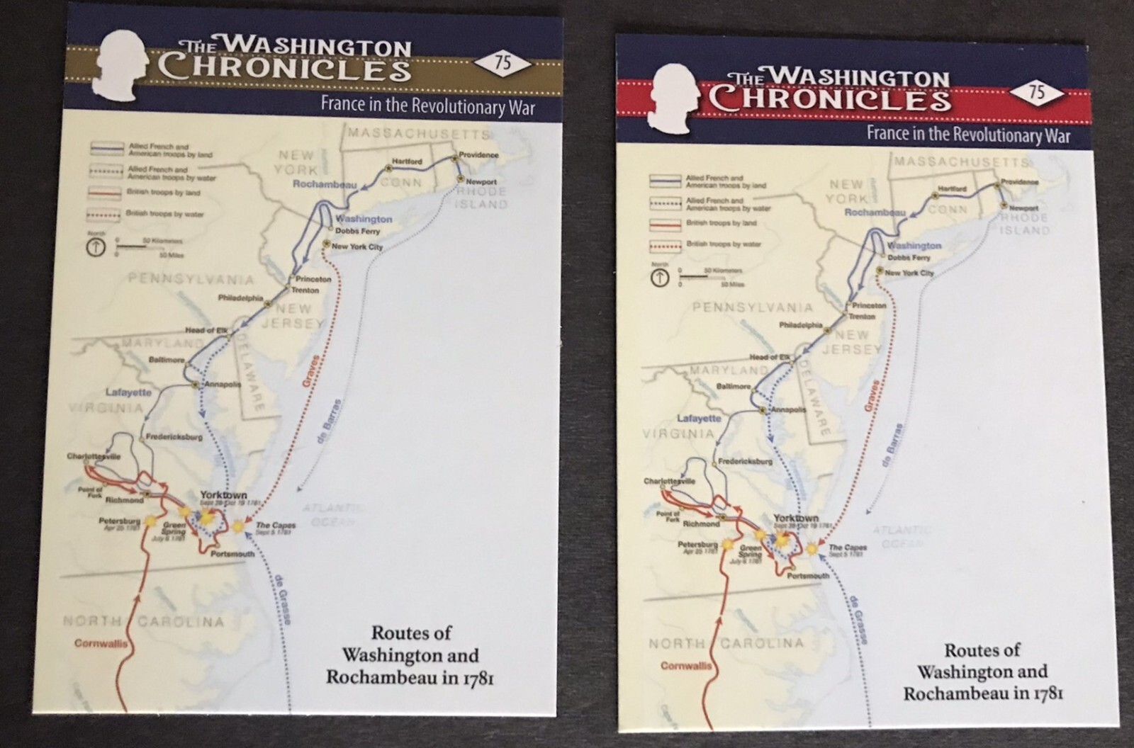 France 2022 Historic Autographs Washington Chronicles Cards 1 of 699 ...