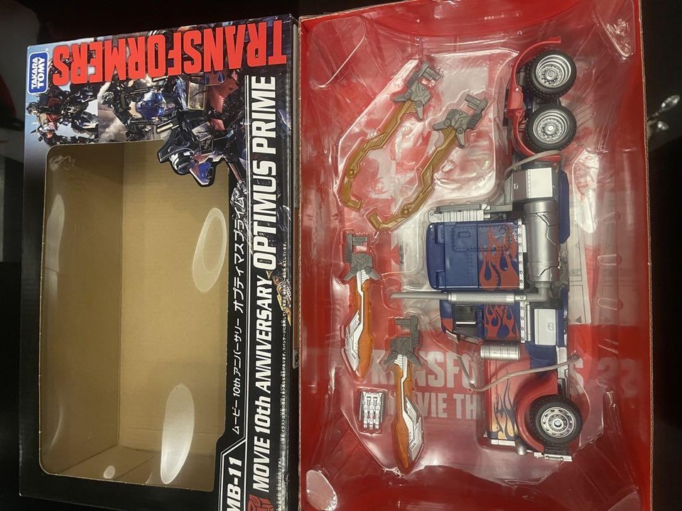 Takara Tomy Transformers MB-11 Optimus Prime Figure Movie 10th ...