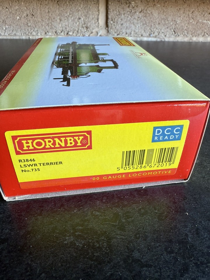 Hornby R3846 LSWR Terrier No 735 Green/Umber Livery, DCC Ready | eBay