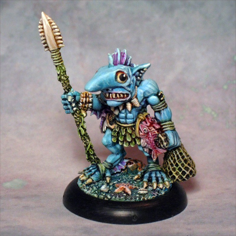 Painted Sea Goblin Poacher - Reaper Miniature Dungeons D&D Pathfinder ...
