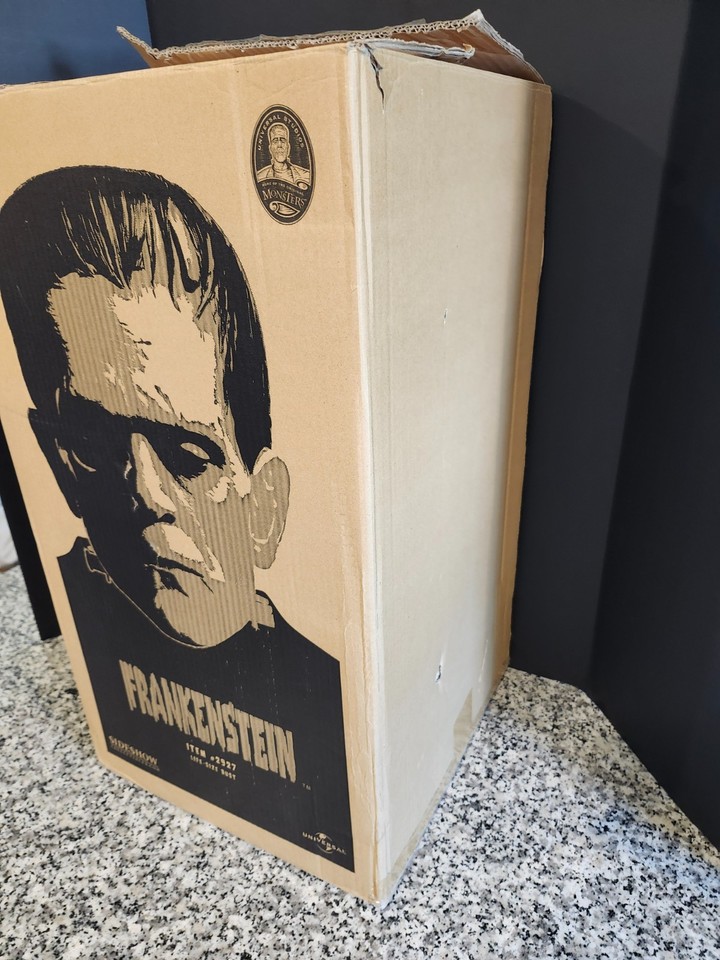 Frankenstein Life Size Bust Statue /400 SIDESHOW Premium Universal ...