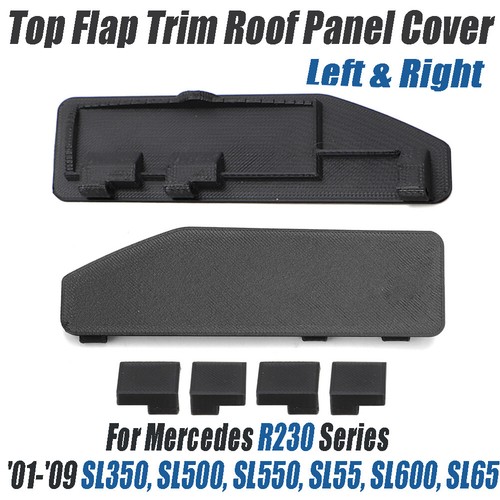 Convertible Top Flap Trim Roof Panel Cover For Mercedes R230 SL350 ...