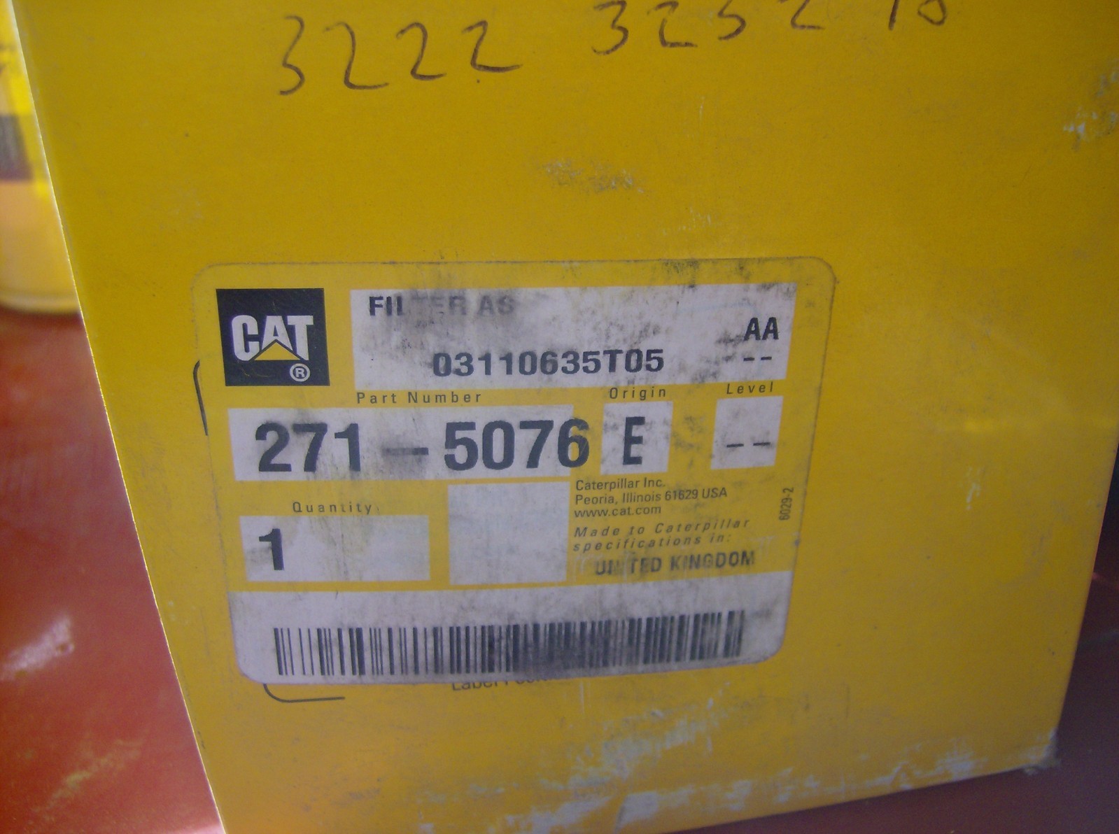 CAT CATERPILLAR FUEL FILTER 271-5076 | eBay