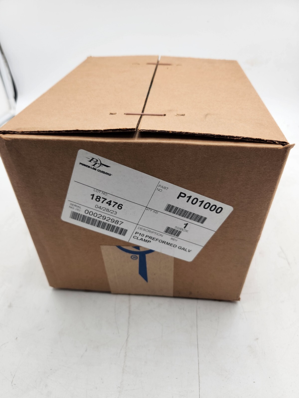 LOT OF 50 PUNCH-LOK P101000 Double Wrapped Punch Clamp Galvanized P10 ...