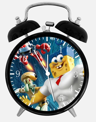 SpongeBob SquarePants Alarm Desk Clock 3.75" Home or Office Decor Z200 ...
