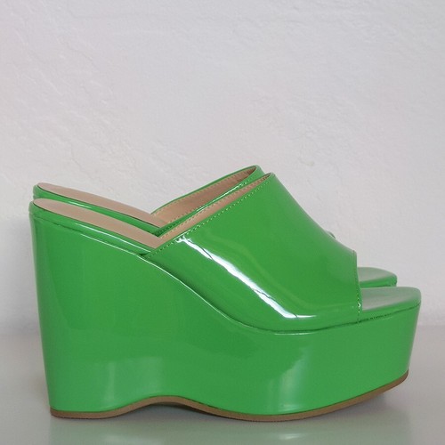 Green Platform Wedges (Sandals) | eBay