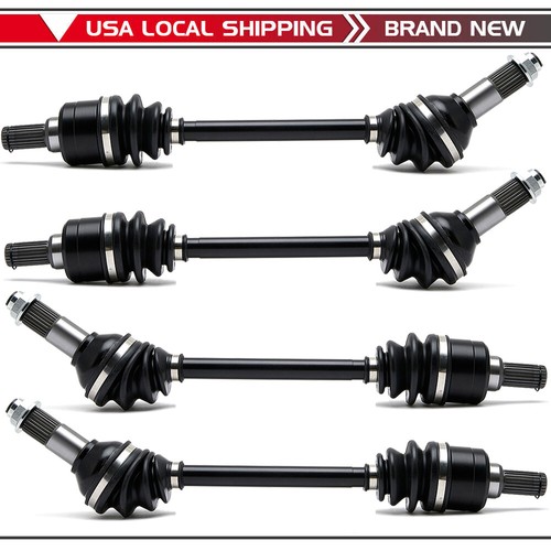 4Pcs CV Joint Axles Rear Front Right Left For Yamaha Grizzly 700 2007 ...