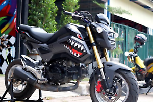 SHARK STICKER 3M DECAL SET FAIRINGS L/R 16-20 HONDA MSX GROM SF 125 | eBay