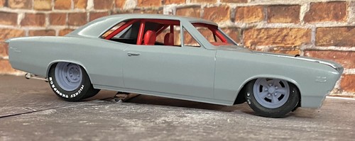 1/24 Scale:17/15-inch Classic Gasser Steelies w/ 5-spoke Wheels W/Drag ...