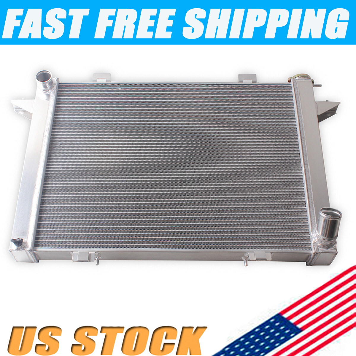3Row Aluminum Radiator For 1989-1993 1990 91 92 Dodge D250/D350 5.9L ...
