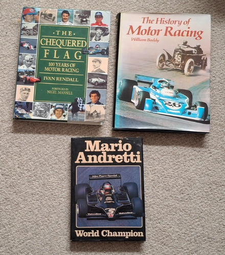 A selection of 3 motor racing books | eBay