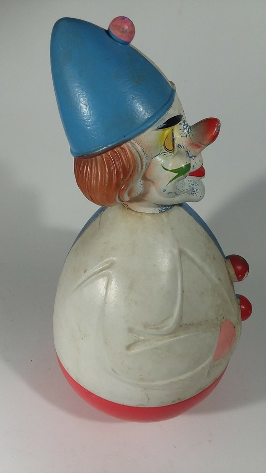 Vintage 1960s Rolly Toys Western Germany Wobble Clown | eBay