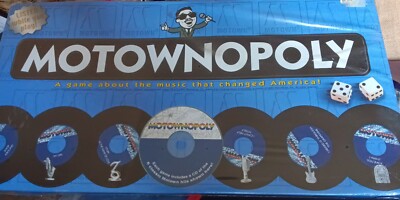 Motownopoly Motown Monopoly Board Game Factory Sealed Brand New Detroit ...