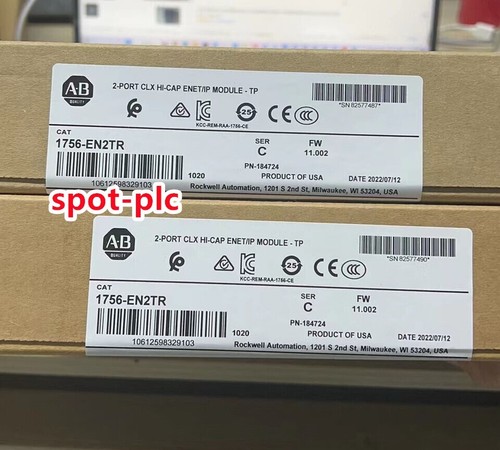 New Factory Sealed AB 1756-EN2TR / C ControlLogix PLC Module 1756EN2TR ...