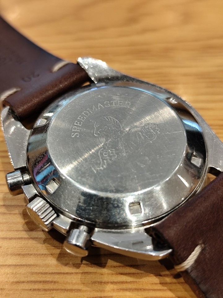 Omega Speedmaster Moon with Tropical Brown Dial & Dot Over 90 Bezel 145 ...