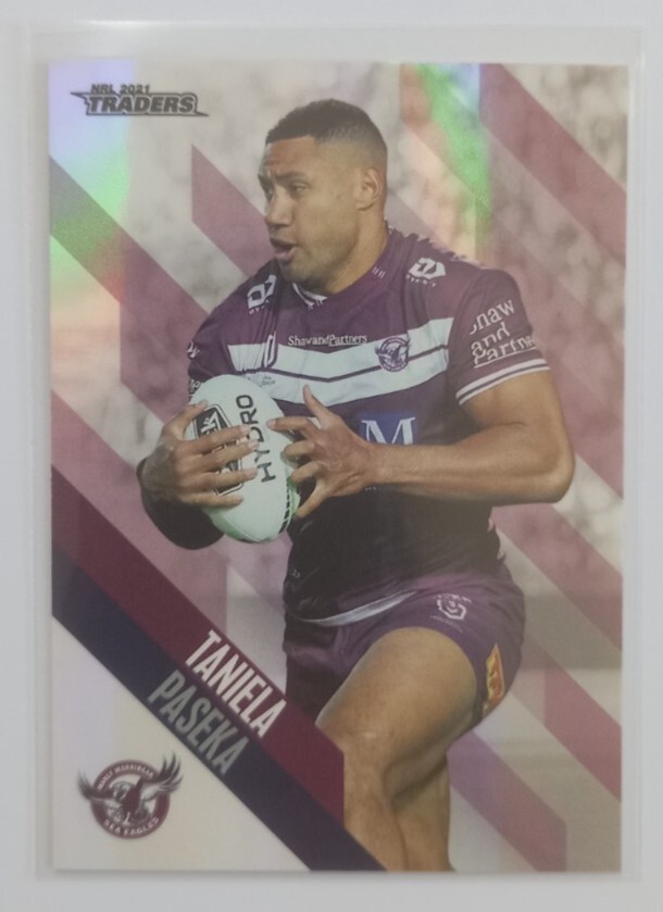 2021 NRL Traders Taniela Paseka Pearl Card Manly Warringah Sea Eagles ...