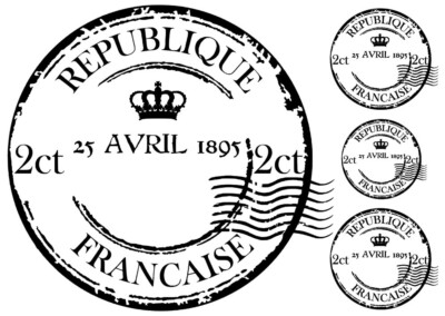 Potch-Motiv-A3-Foto-Transfer-Vorlage-Vintage-Poststempel-31013 | eBay.de