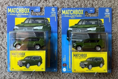 2 Car Lot Matchbox Collectors 2022 Lexus LX Green #4/20 Moving Parts ...