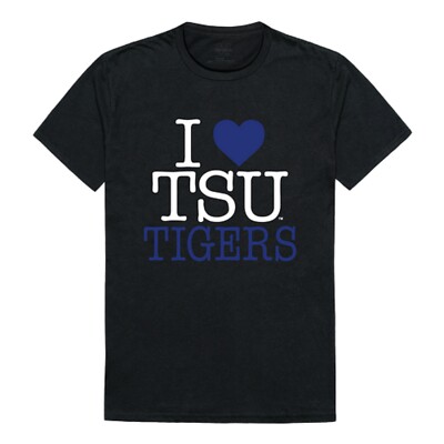 Tennessee State University Tigers TSU NCAA Cotton I Love Tee T Shirt | eBay