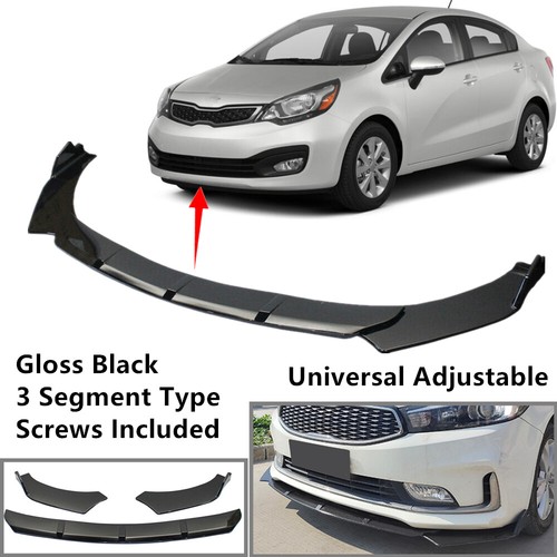 Add-on Universal Adjustable Fit For Kia Rio 2012-2017 Front Lip Spoiler ...
