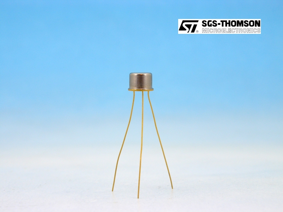1 x 2N1990 SGS Silicon Gold Transistor Si NPN 60V 1A 600mW ~ BSW66 ...