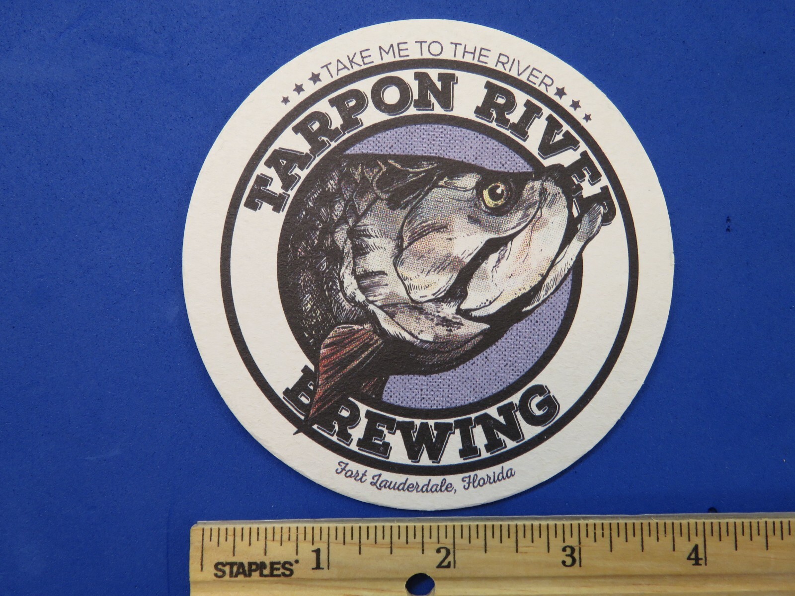 Beer Coaster: TARPON RIVER Brewing Co Fort Lauderdale, FLORIDA; Take Me ...