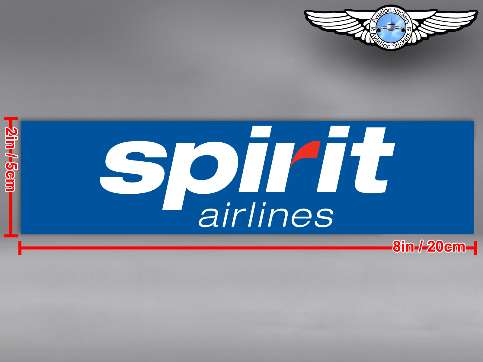 SPIRIT AIRLINES LOGO RECTANGULAR STICKER / DECAL | eBay