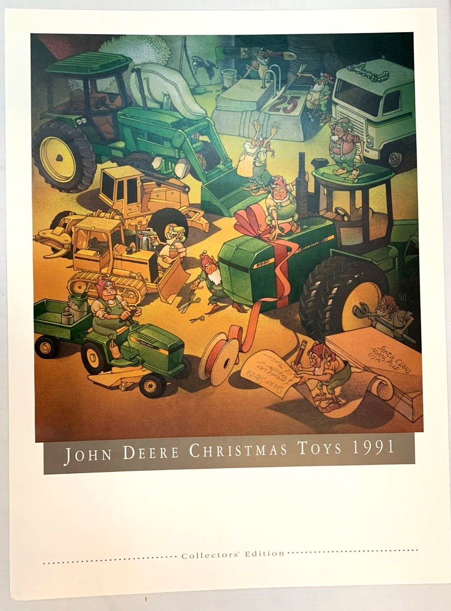 John Deere Christmas Drawings