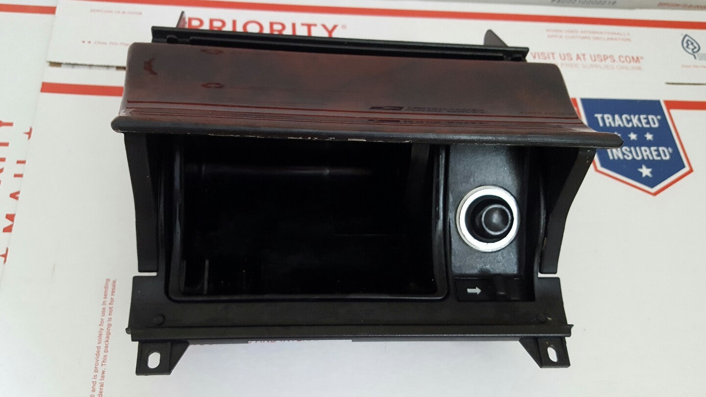 98 99 00 01 02 MERCEDES W210 E320 E420 E430 OEM ASHTRAY WOOD TRIM ...