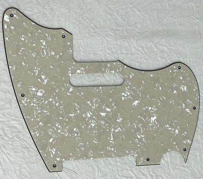 New-For Fender Warmoth MJT Telemaster Jazzcaster Guitar Pickguard Ivory ...