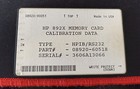 Memory card 128K Byte RAM Calibration data per strumenti HP Test SET ...