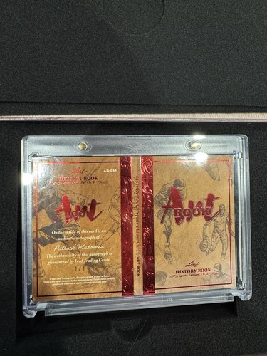 2025 Leaf History Book Sports Chapter Two - Art Book Patrick Mahomes II ...