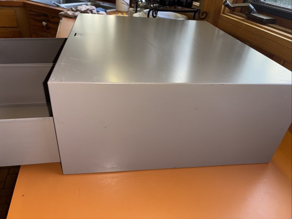 Vtg Steelmaster Index Card Catalog Cabinet 2 Drawer Stacking Metal File ...