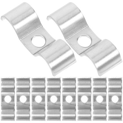 12 Pcs Fastener Pipe Clamp Clamps for Pipes Tube Stainless Steel | eBay UK