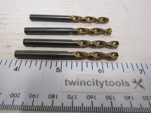(4) Lawson Regency™ Heavy Duty HSS Jobber Length Drill Bit, Size # 6 ...