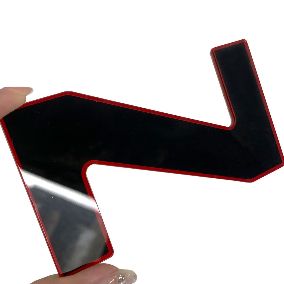 Tailgate Raised Letters for NISSAN FRONTIER 2022 2023 2024 Red Outline ...