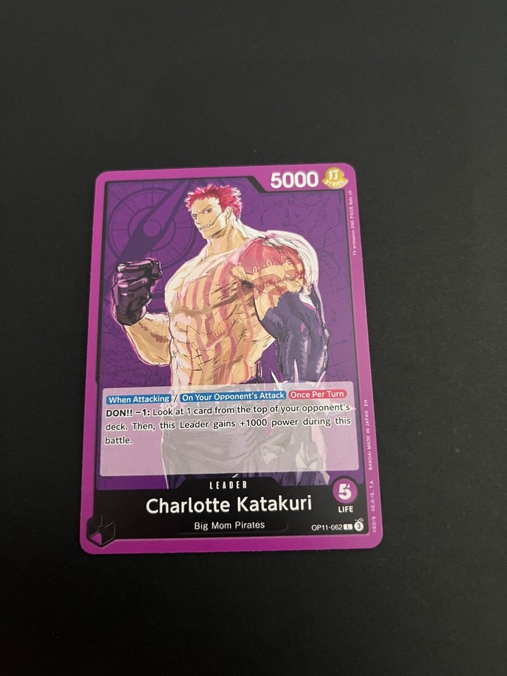 Charlotte Katakuri Leader OP11-062 A Fist Of Divine Speed OP TCG | eBay