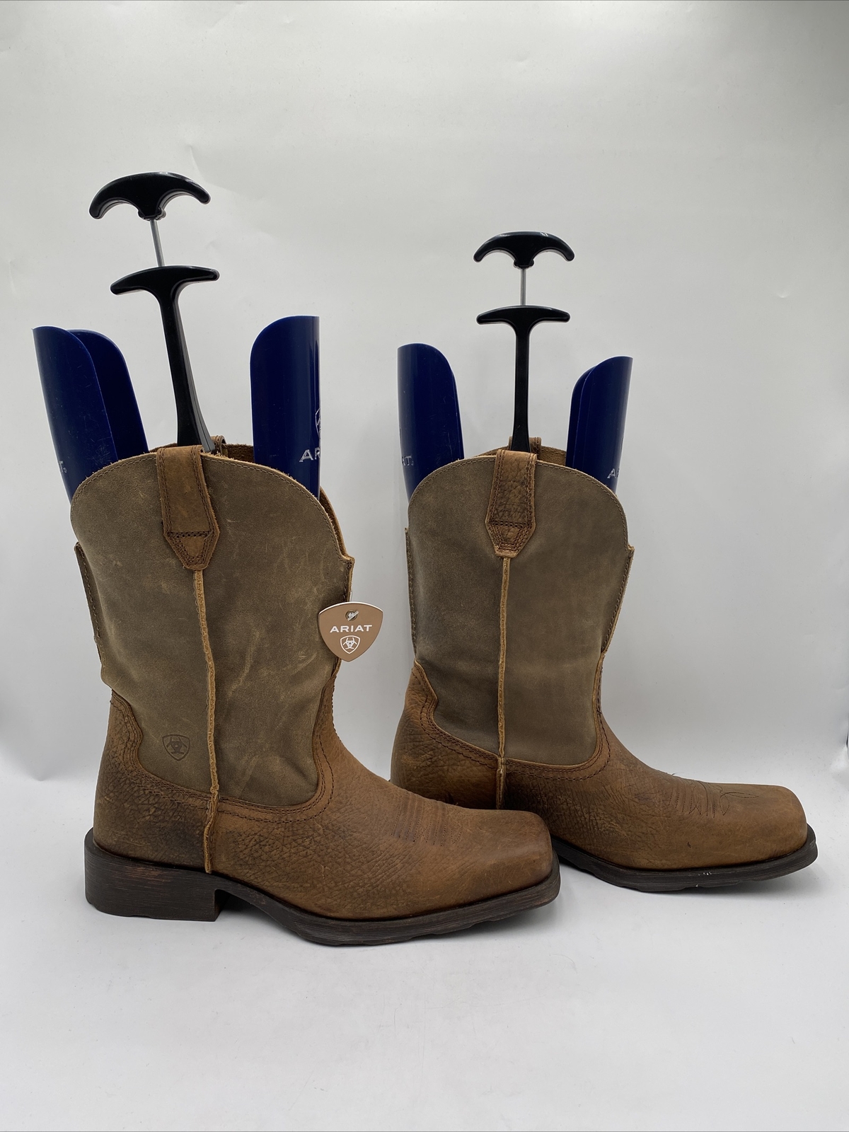 Men’s Ariat Rambler Western Boot Brown Size 12EE - Gem