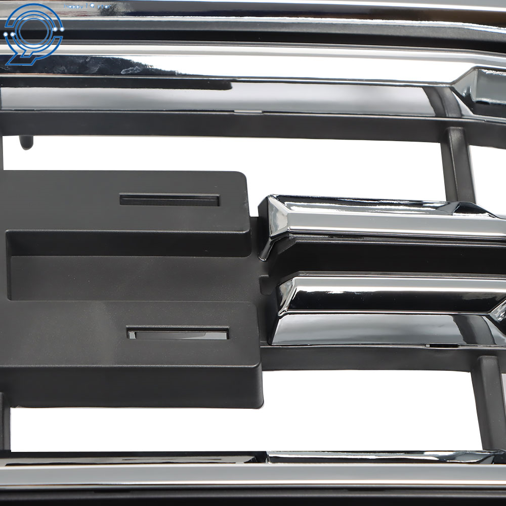 For Gmc Sierra 1500 2016-2019 Front Bumper Grille Black & Chrome ...