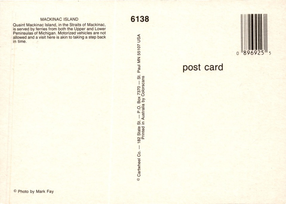 Mackinac Island, Straits of Mackinac, Mark Fay, Upper Peninsula, Lower ...