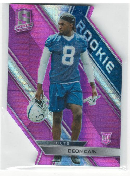 2018 Panini Spectra Neon Pink Die Cut #159 Deon Cain /15 - NM-MT | eBay