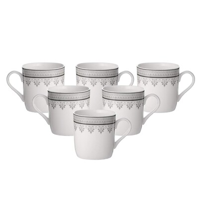 Ceramic Cup - Set of 6, Multicolour, 200Ml us | eBay Australia