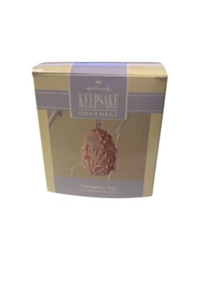 Hallmark Keepsake Springtime Egg Ornament 1992 Easter Collection | eBay