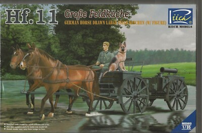 Riich Models Hf.11 Grobe Feldkuche, Horse Drawn Field Kitchen w/ Fig. 1 ...