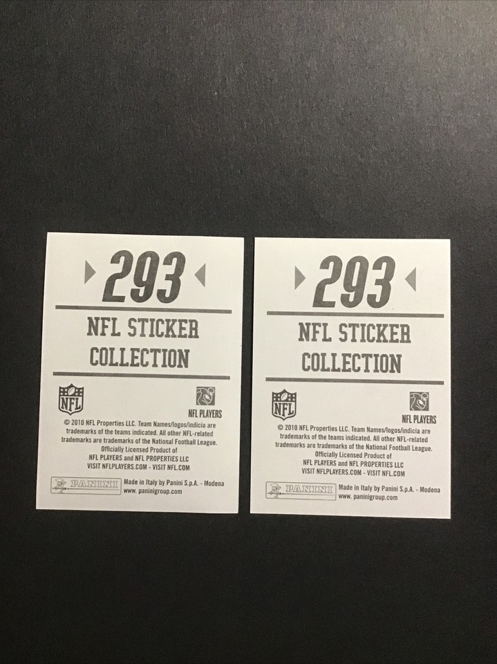 (2) 2010 Panini NFL Sticker FOIL #293 Tony Romo - NM-MINT - 6987 | eBay