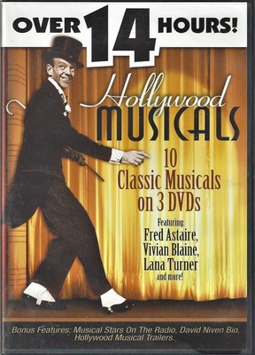 Hollywood Musicals ~ 10 Classic Movies on 3 DVDS (2006) PRISTINE ...