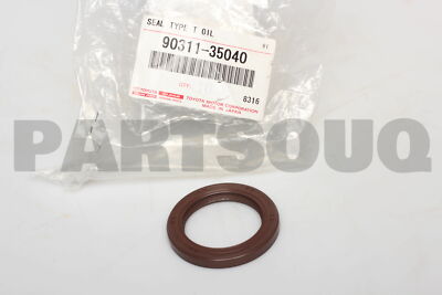 9031135040 Genuine Toyota SEAL(FOR CRANKSHAFT) 90311-35040 | eBay