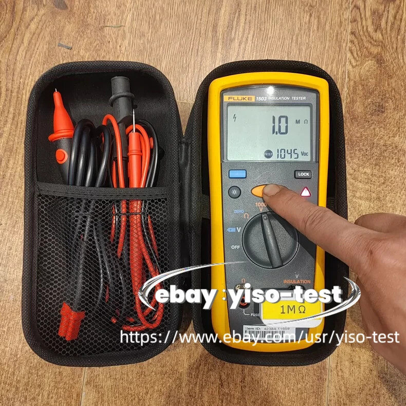 Fluke 1503 Digital Insulation Resistance Tester High Precision Megger ...